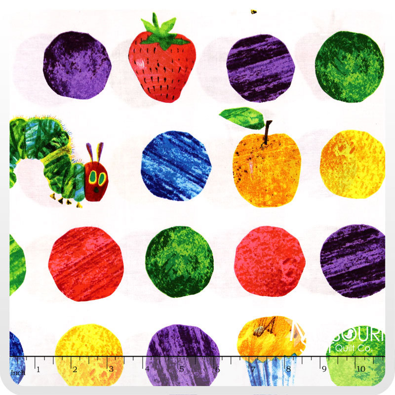 The Very Hungry Caterpillar Dot Pattern